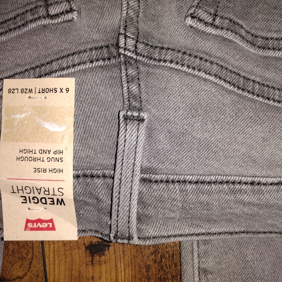 Levi's | Jeans | Nwt Levis Jeans Women 28 28x28 Wedgie Straight Black ...